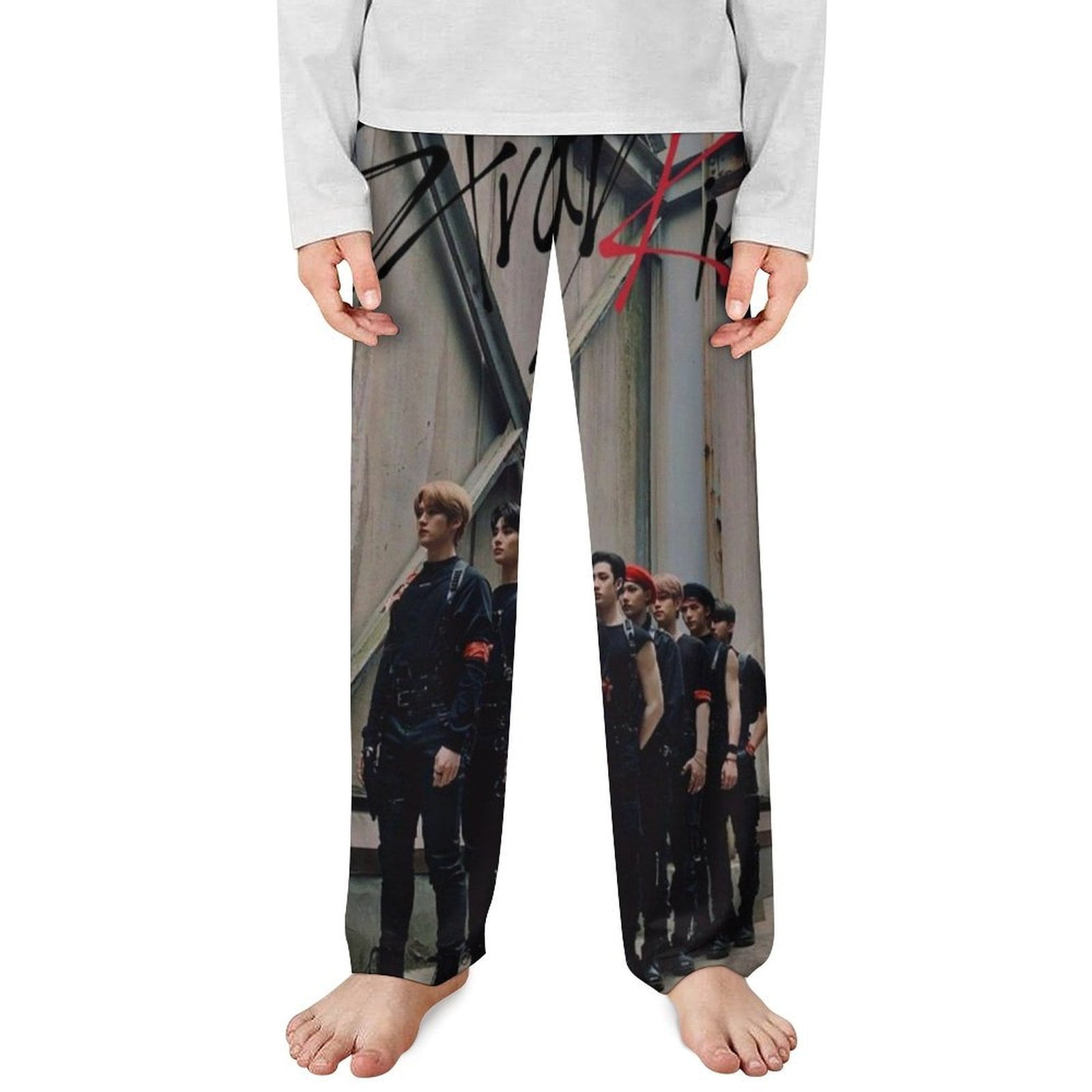 SKZ Stray Korea Ki-DS Pajama Pants Cartoon Casual Lounge PJ Bottoms ...