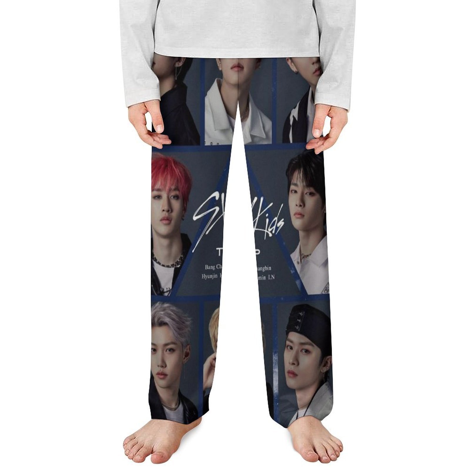 SKZ Stray Korea Ki-DS Pajama Pants Cartoon Casual Lounge PJ Bottoms ...