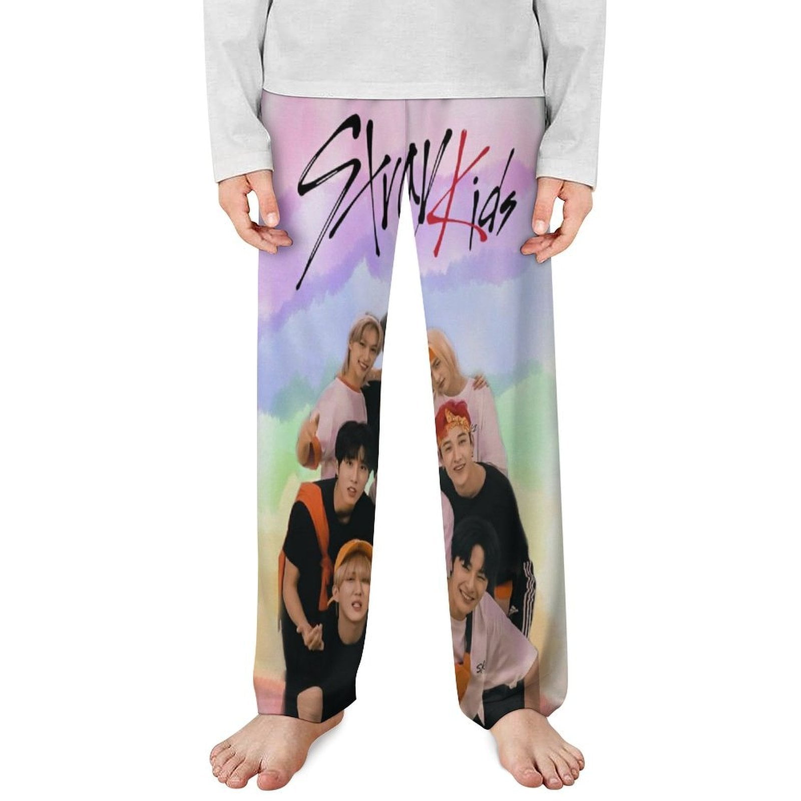 SKZ Stray Korea Ki-DS Pajama Pants Cartoon Casual Lounge PJ Bottoms ...