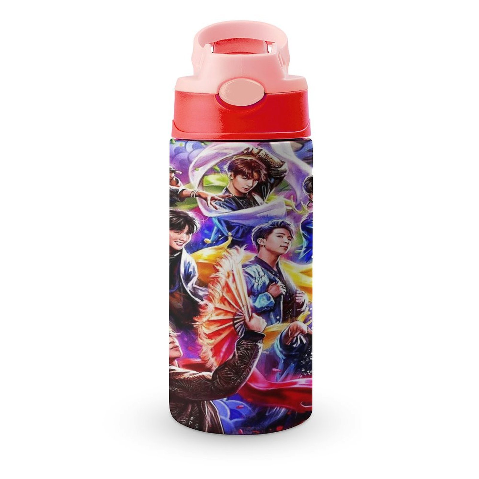 SKZ Stray Korea Ki-DS Water Bottle with Straw Lid Vacuum Insulated ...