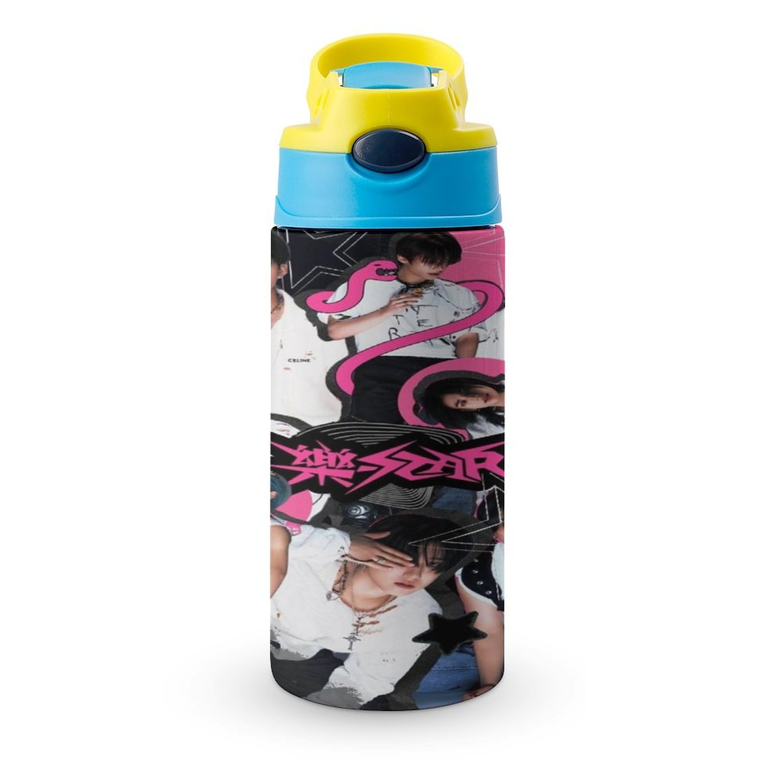 SKZ Stray Korea Ki-DS Water Bottle with Straw Lid Vacuum Insulated ...