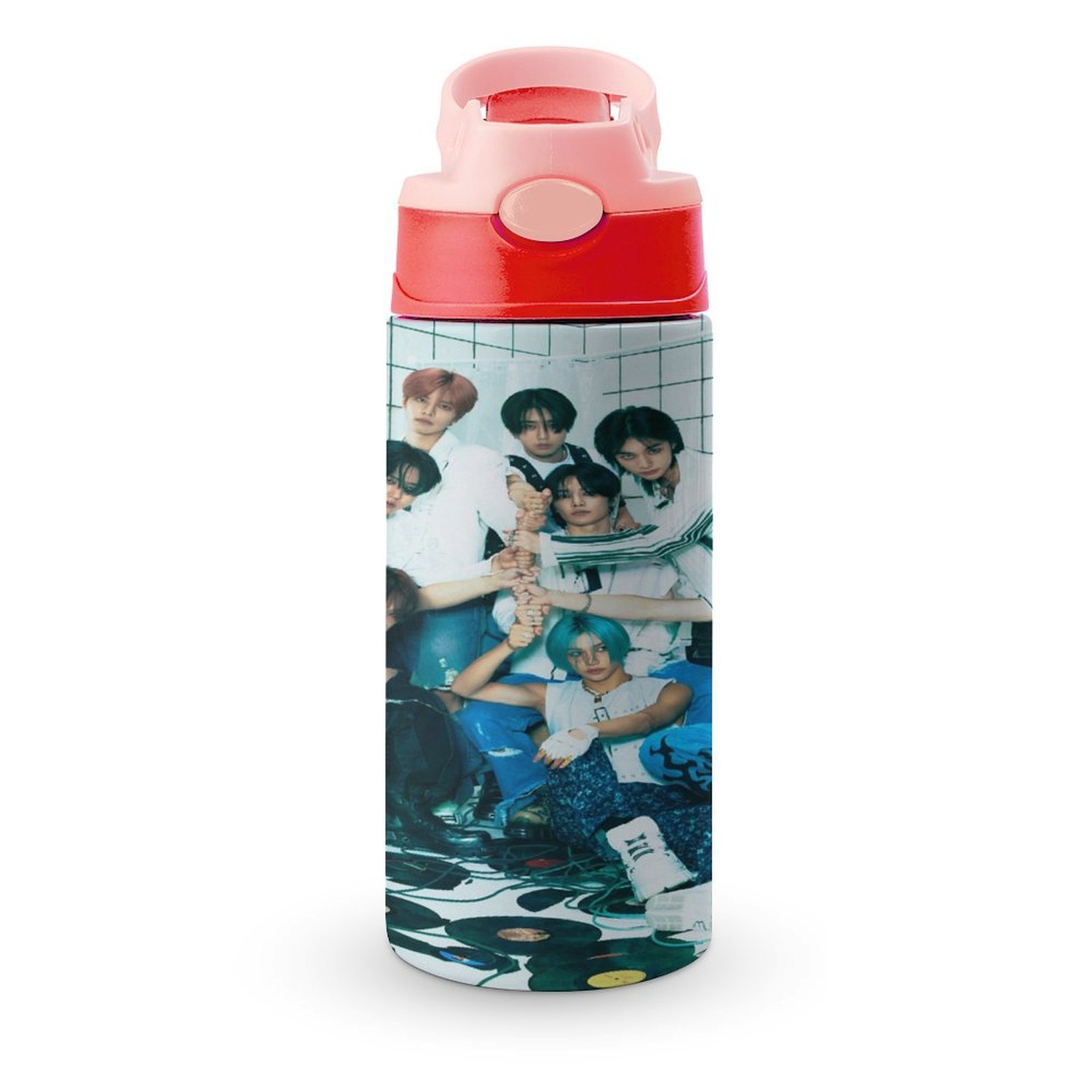 SKZ Stray Korea Ki-DS Water Bottle with Straw Lid Vacuum Insulated ...