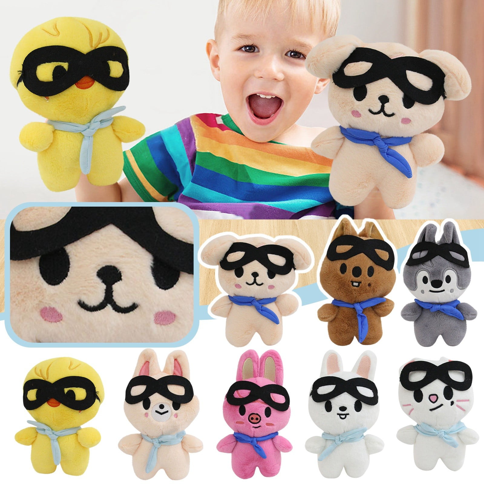 SKZOO Plush Stray Kids SKZOO Set -3.5" | The Initial Hoodie Image ...