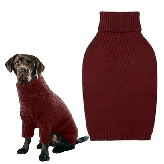 SKyggJG34 Dog Sweater Dog Sweaters for Large Dogs Dog Clothes Thermal ...