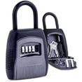 SL-502 Dial Combination Lock Box | Portable Shackle LockBox for Outside | Fits House Keys, Car ...