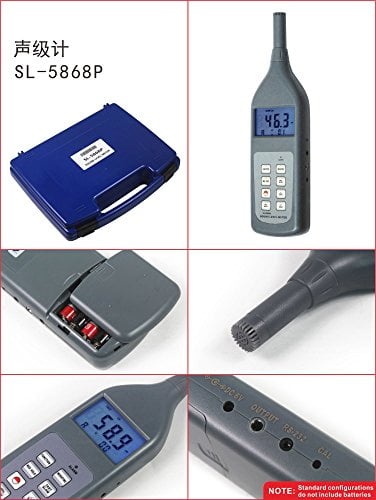 SL-5868P Sound Level Meter Portable Noise Grader Voice Decibel Gauge 30 ...
