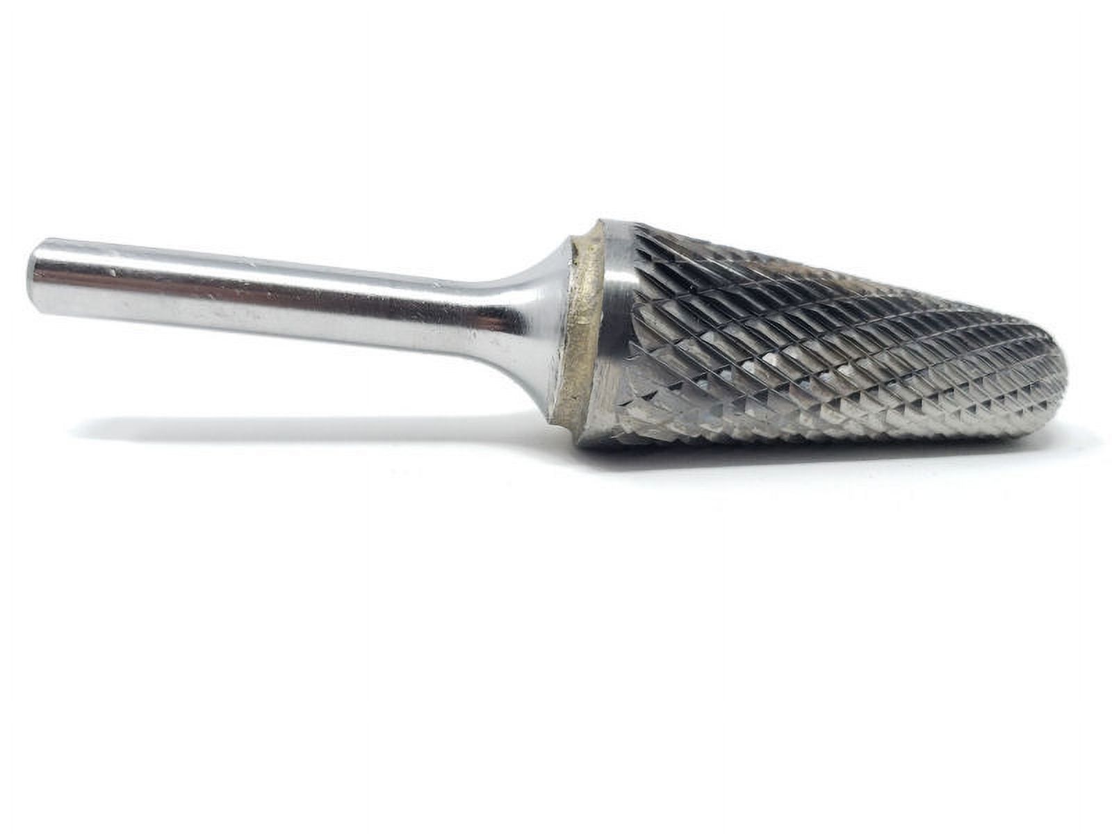 SL-7 Double Cut 14 Degree Taper Radius End 3/4" x 1 1/2" Carbide Burr ...