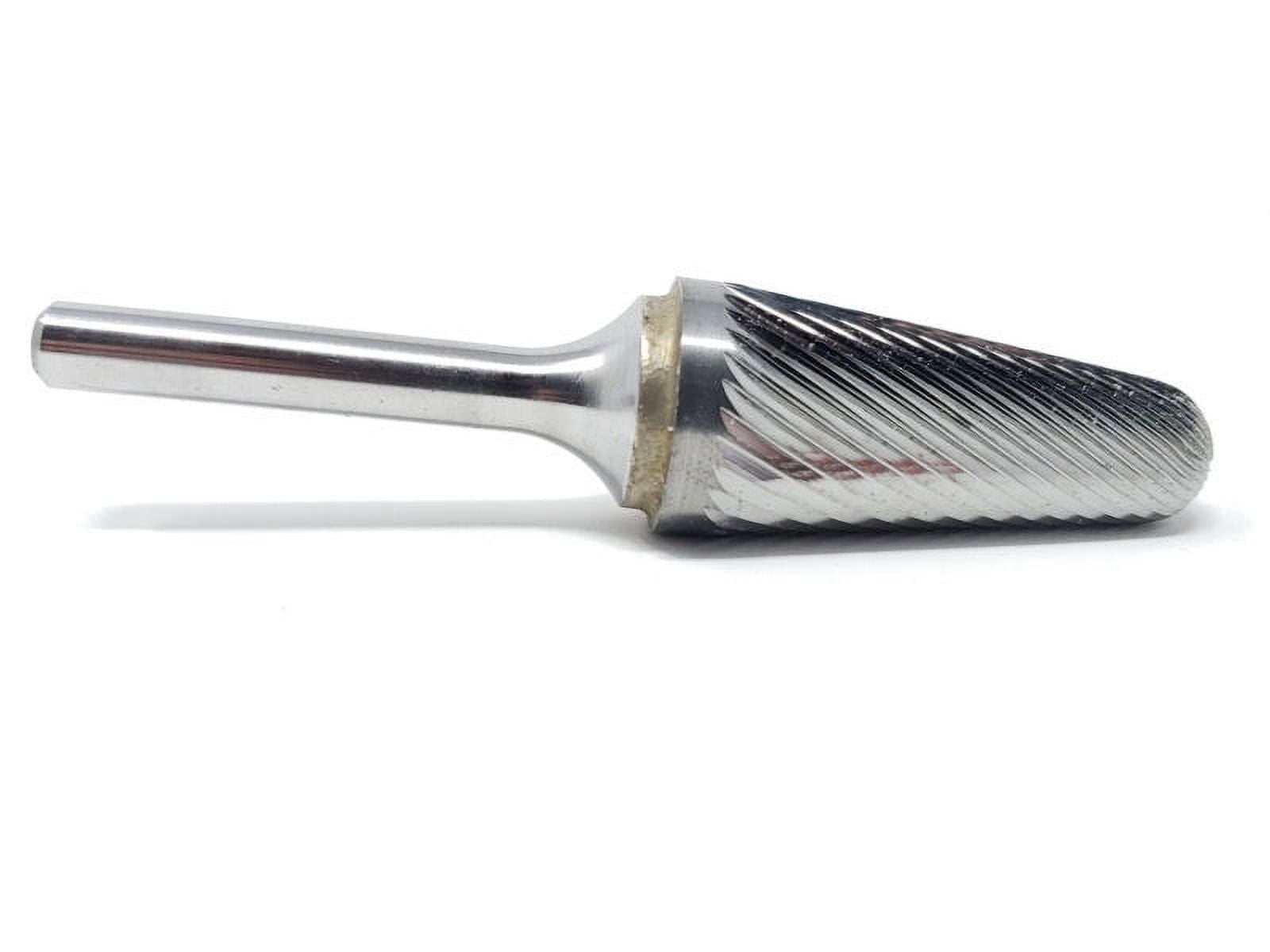 SL-7 Single Cut 14 Degree Taper Radius End 3/4" x 1 1/2" Carbide Burr ...