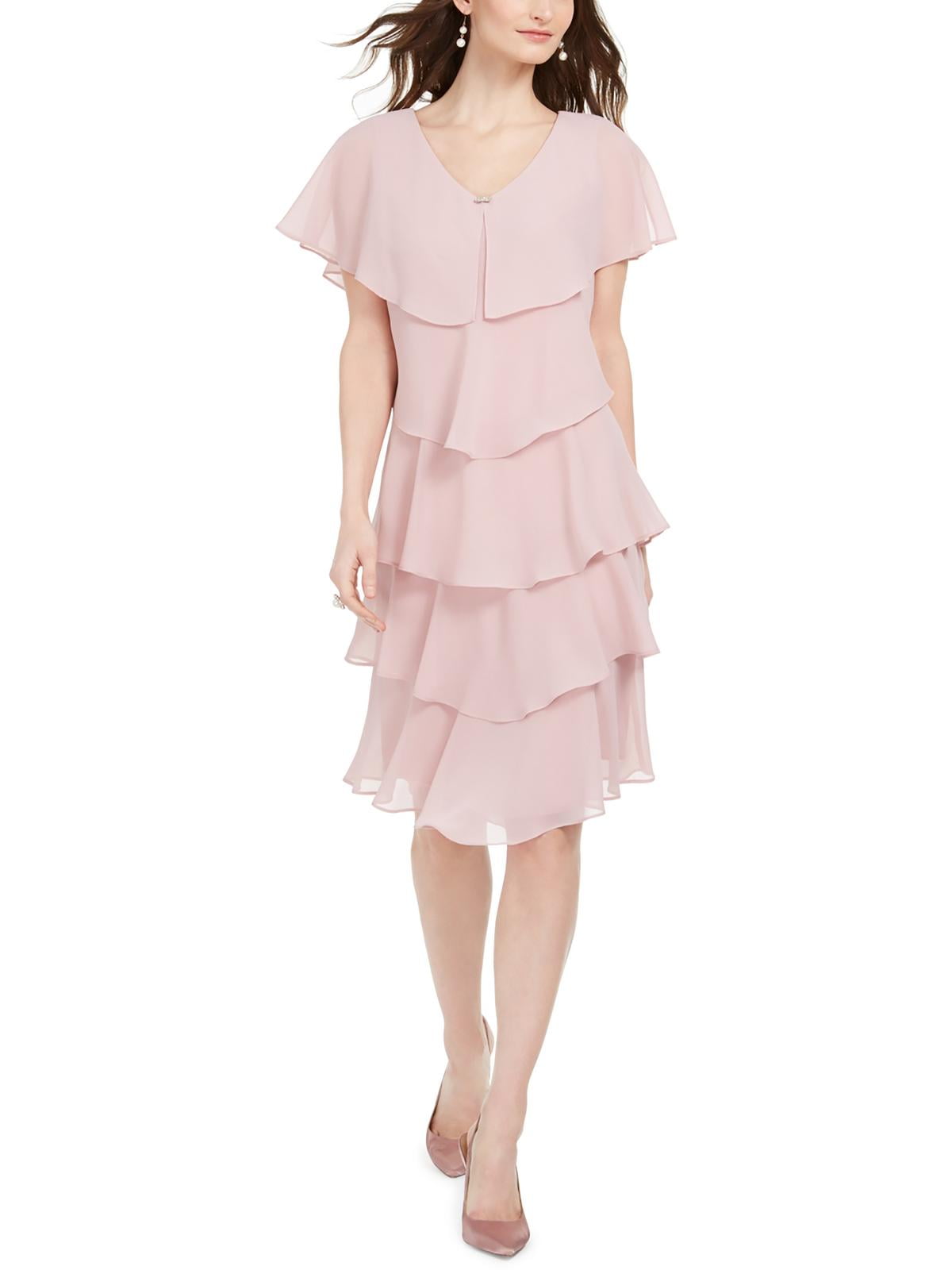 SLNY Womens Embellished Midi Cocktail and Party Dress - Walmart.com