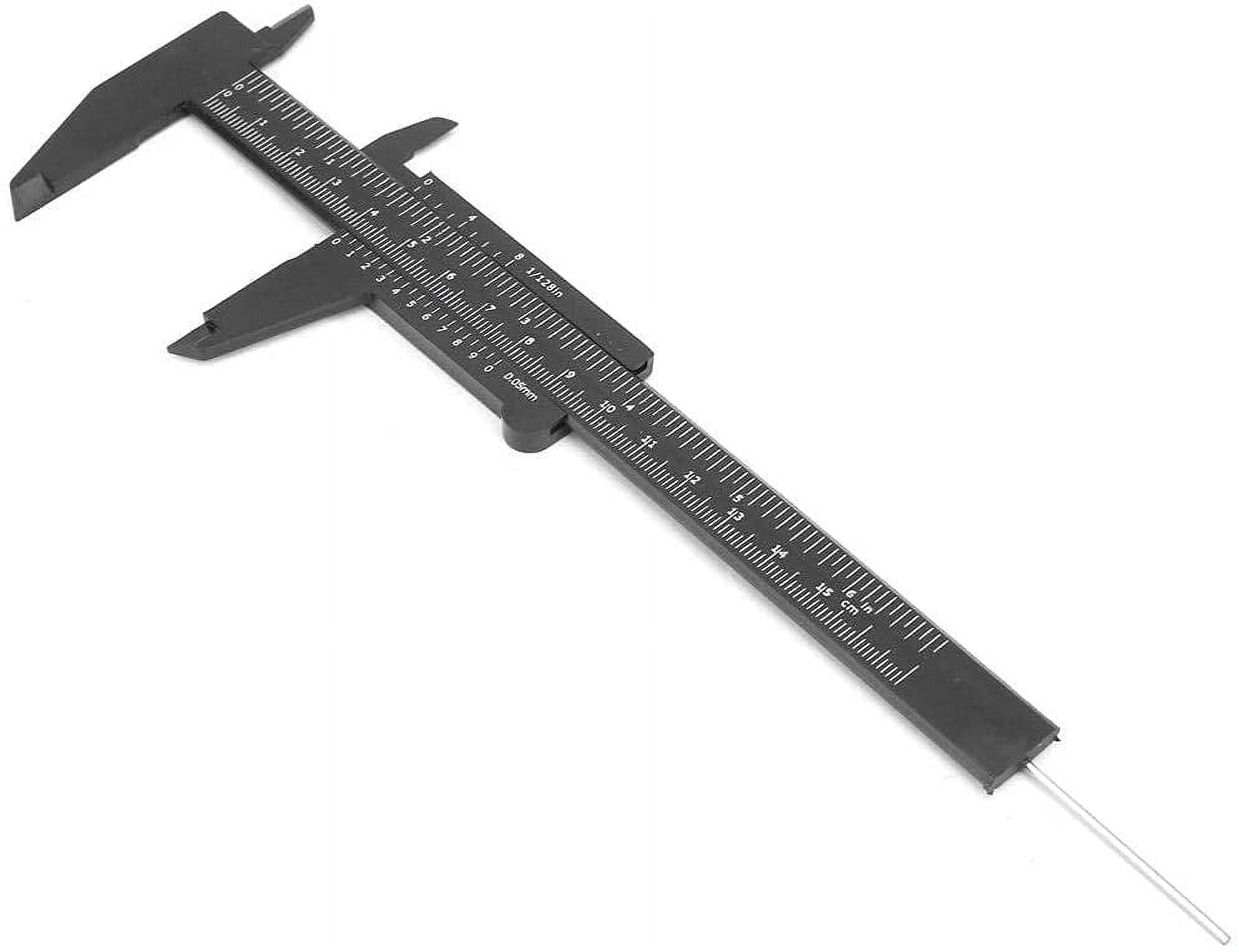 SL.GT,150mm Vernier Caliper,Mini Plastic Dual Scale Ruler Measuring ...