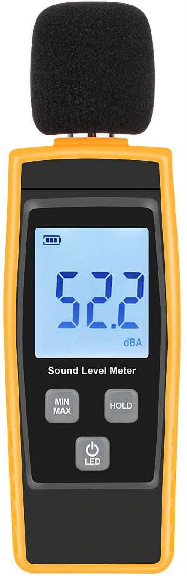 SL.GT Hand Held Sound Level Tester 30~130dB Noise Decibel Meter with ...