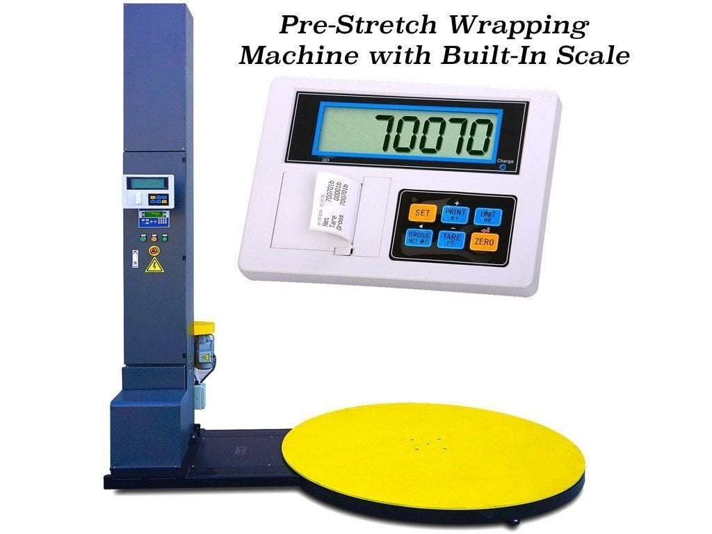 SL-K120 Industrial Pre-Stretch Wrapping Machine with Built-in Scale l ...