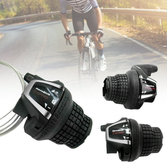 MELIVO Universal Waterproof 3/6/7 Speed Derailleur Gear Shift 22mm Twist Grip for Mountain Bike ...