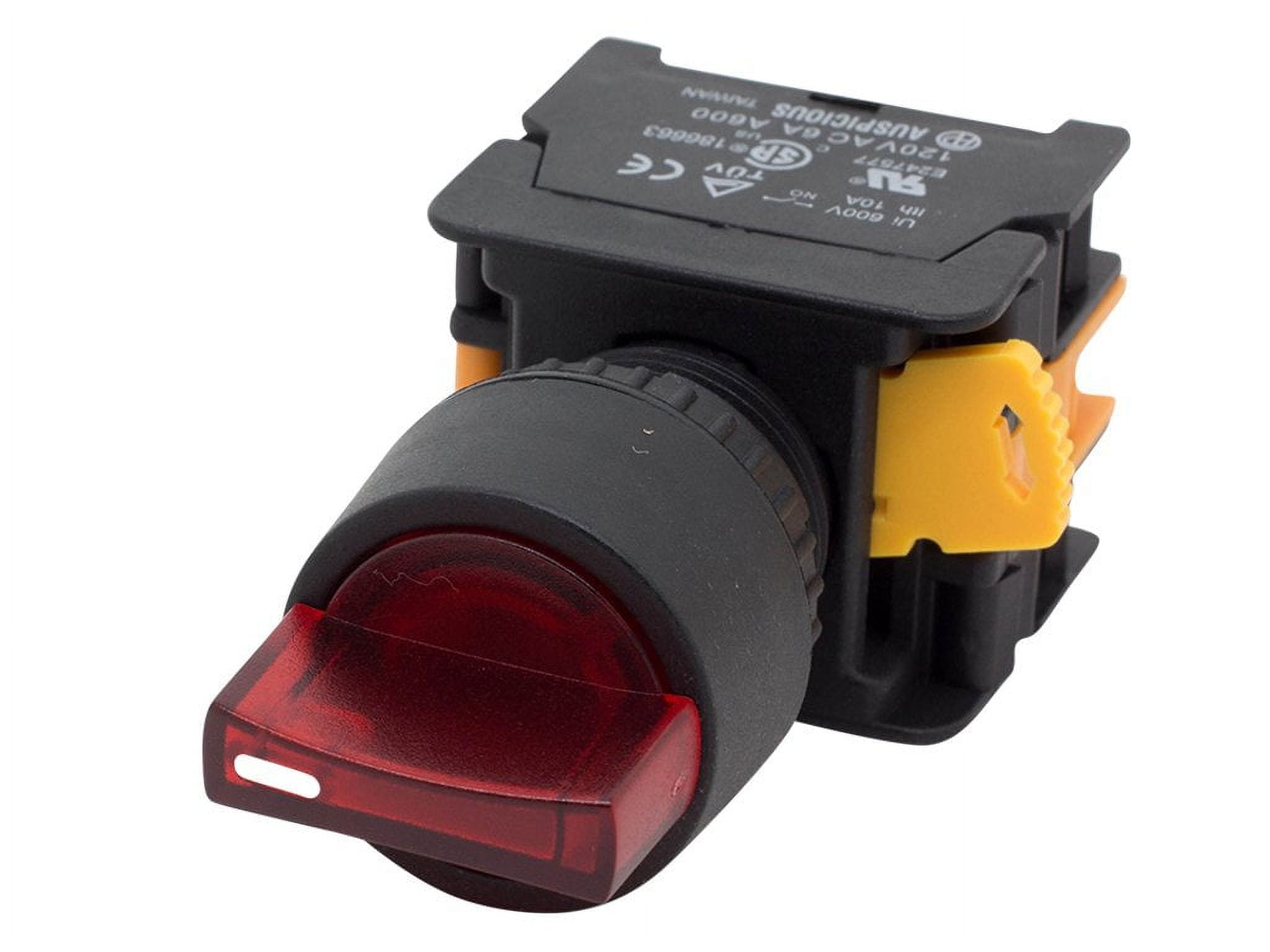 SL223 Red 22Mm Maintained Selector Switch 2NO 3 Positions 24V LED ...