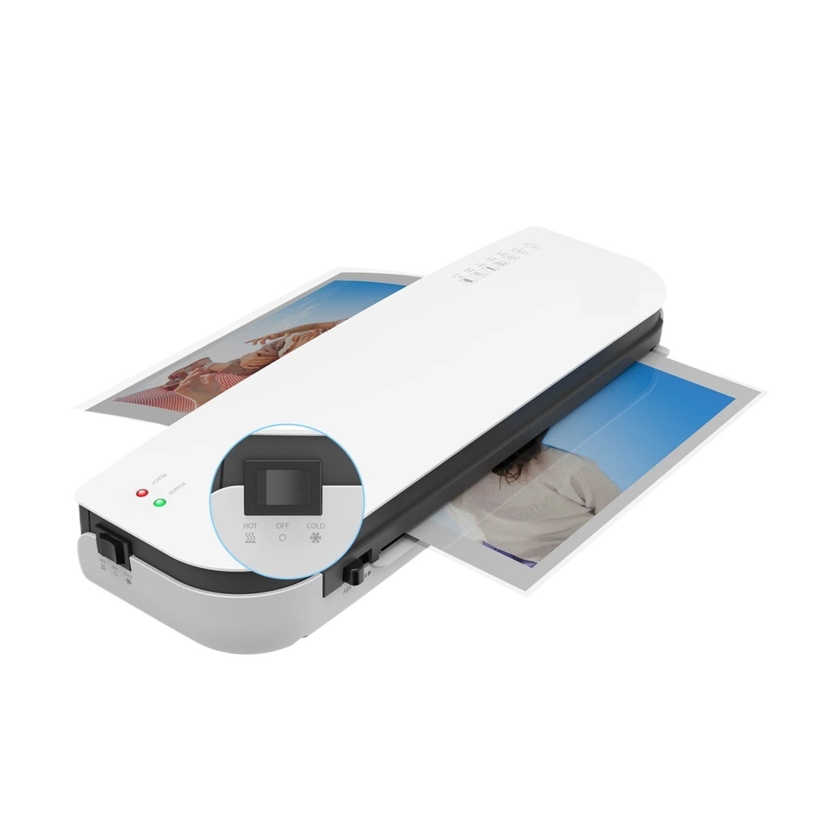 SL289 Desktop Laminator Machine Set A4 Size Hot And Cold Lamination 2 ...