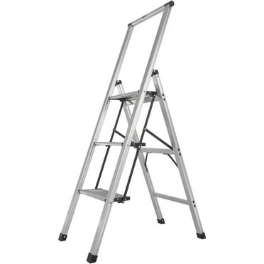 ZENY Heavy Duty 3 Step Folding Utility Ladder with Wide Anti-Slip ...