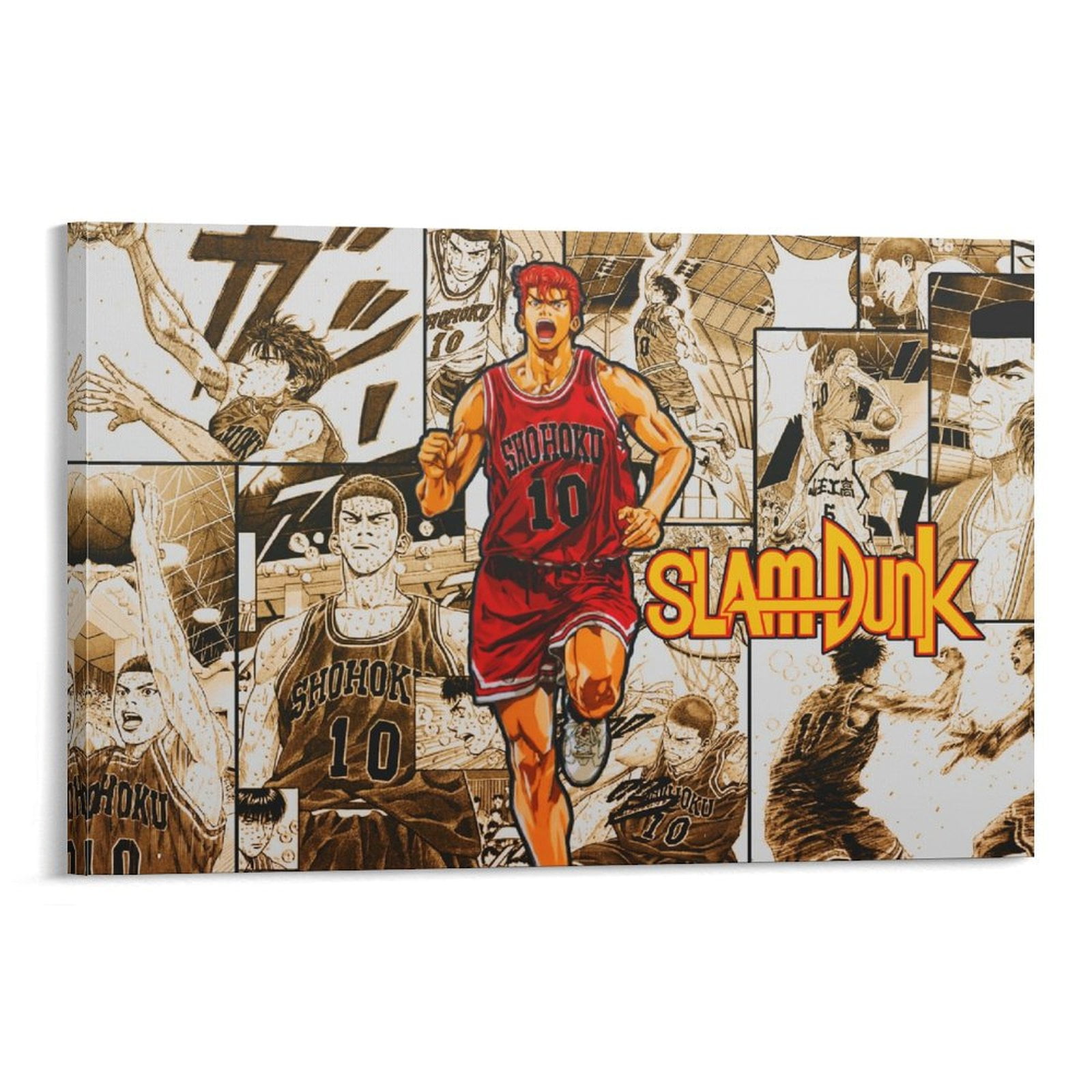 SLAM DUNK Anime Japanese Poster Canvas Poster Wall Art Picture Prints ...