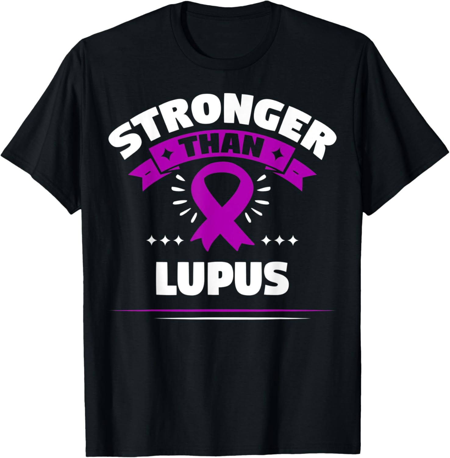SLE Awareness Ribbon - Systemic Lupus Erythematosus Survivor T-Shirt ...