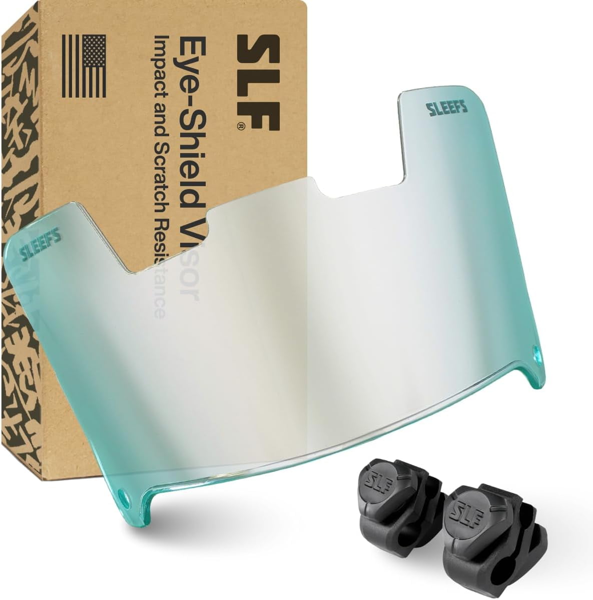 SLEEFS Silver Color Tinted Football Helmet Eye-Shield Visor - Walmart.com