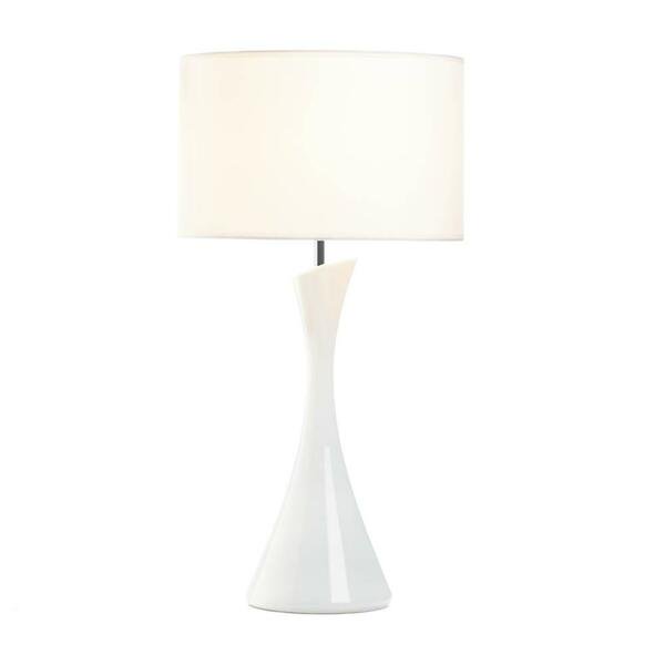 Sleek Modern White Table Lamp - Walmart.com
