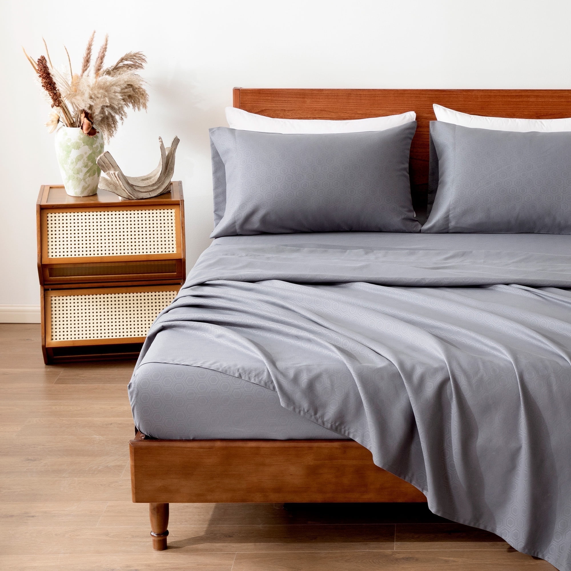 Sleep Zone Bed Sheets - Twin Sheets Set for Bed, 3 Piece Hotel Luxury ...