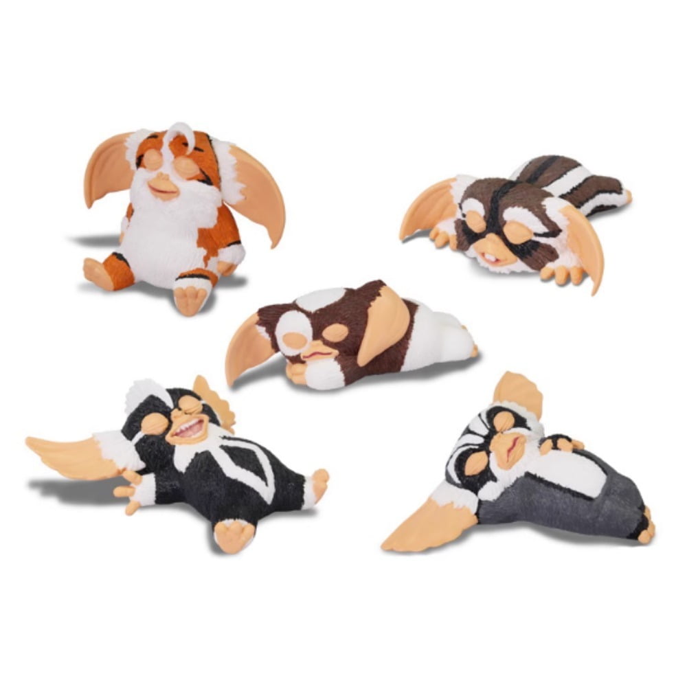 SLEEPING GREMLINS 5 PCS Mini Capsule Toys Set Collection Ornament ...