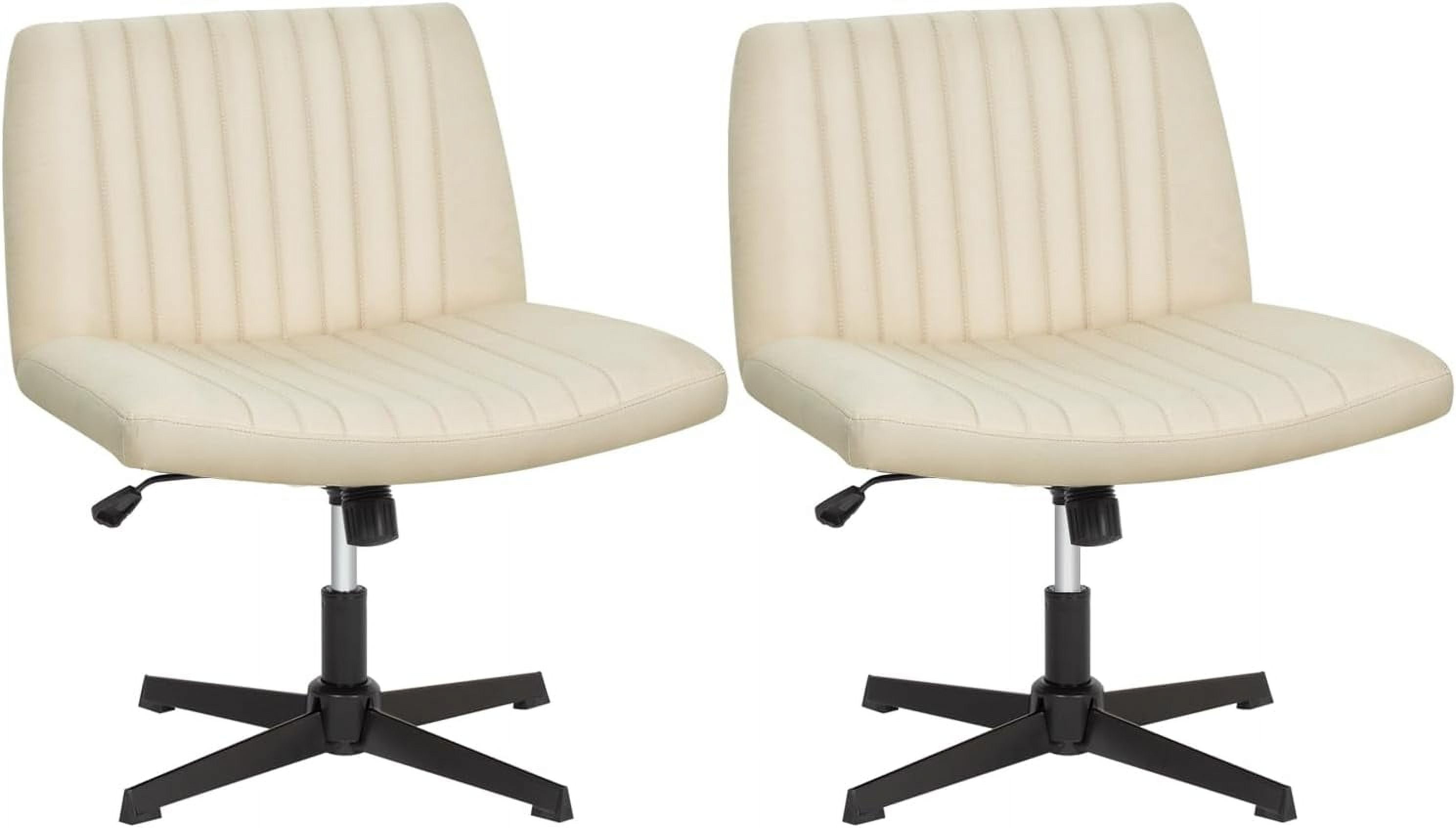 SLEKSD Criss Cross Chair,Armless Cross Legged Office Chair,Wide Comfty ...