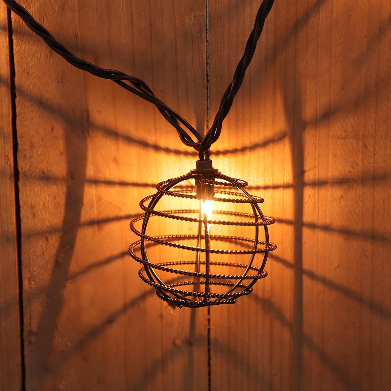 FGERFE-Decorative Indoor Outdoor String Lights, 10 Bulbs Patio Globe ...