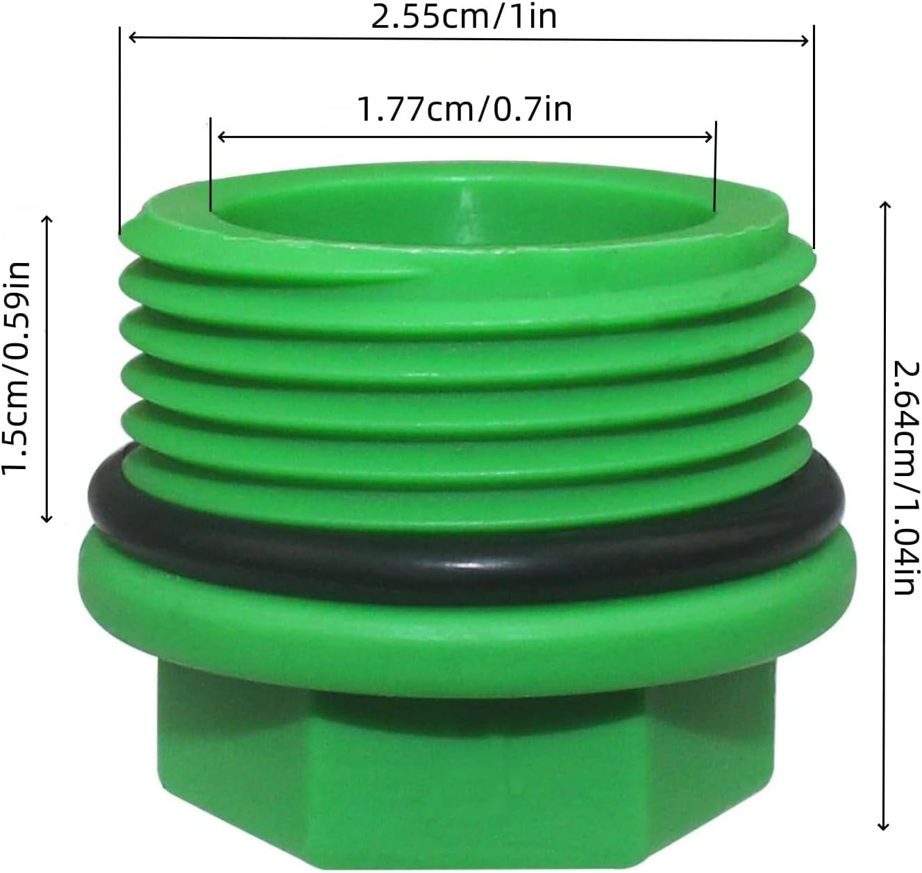 SLFR-10 Pcs Hose End Cap Plugs 3/4 Inch Male PPR Thread Garden Hose ...