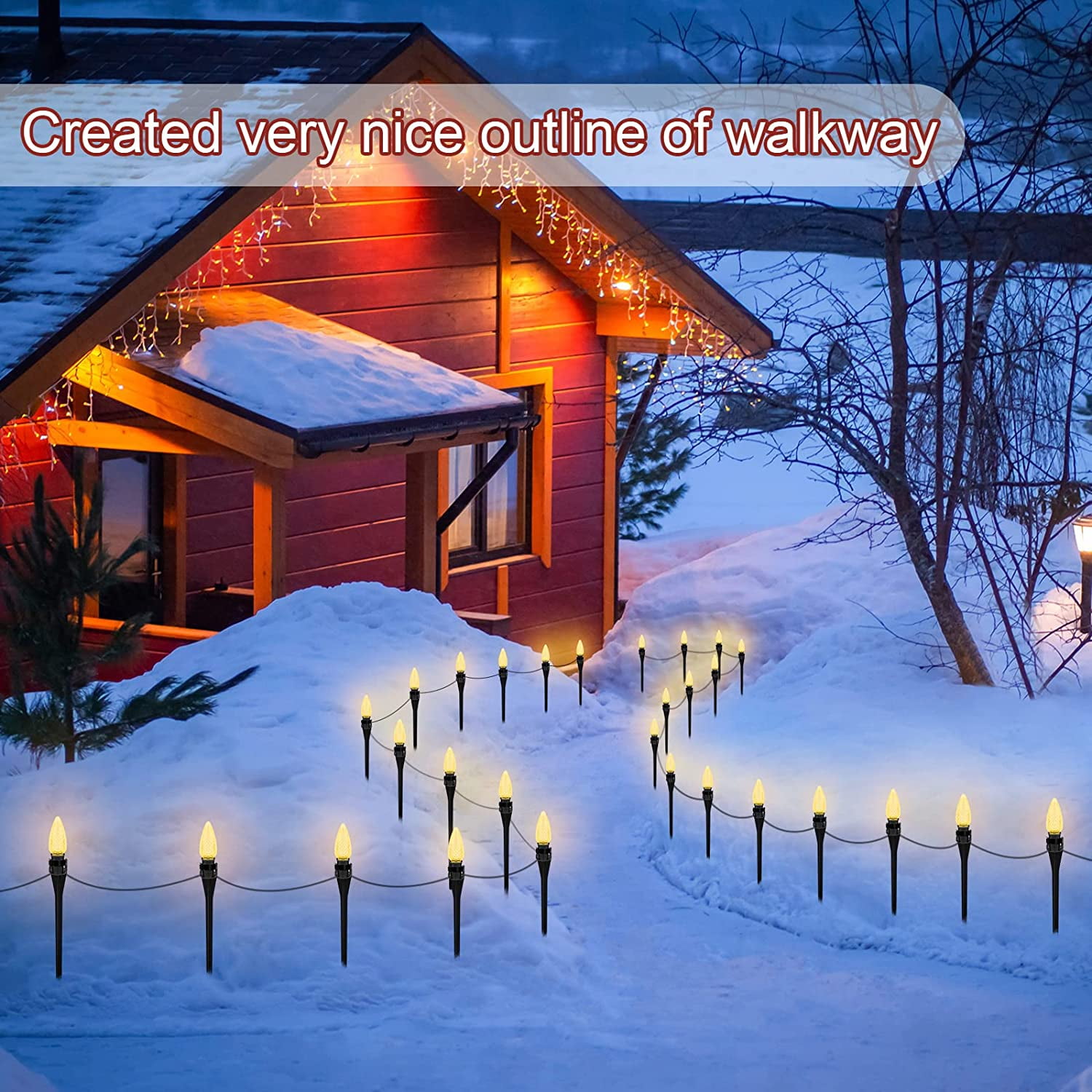 Christmas Light Ground Stakes