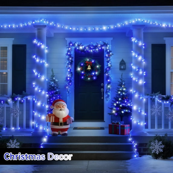 SLFR-200 FT 500 LED Christmas Lights Outdoor Fairy Lights Plug In Extra ...