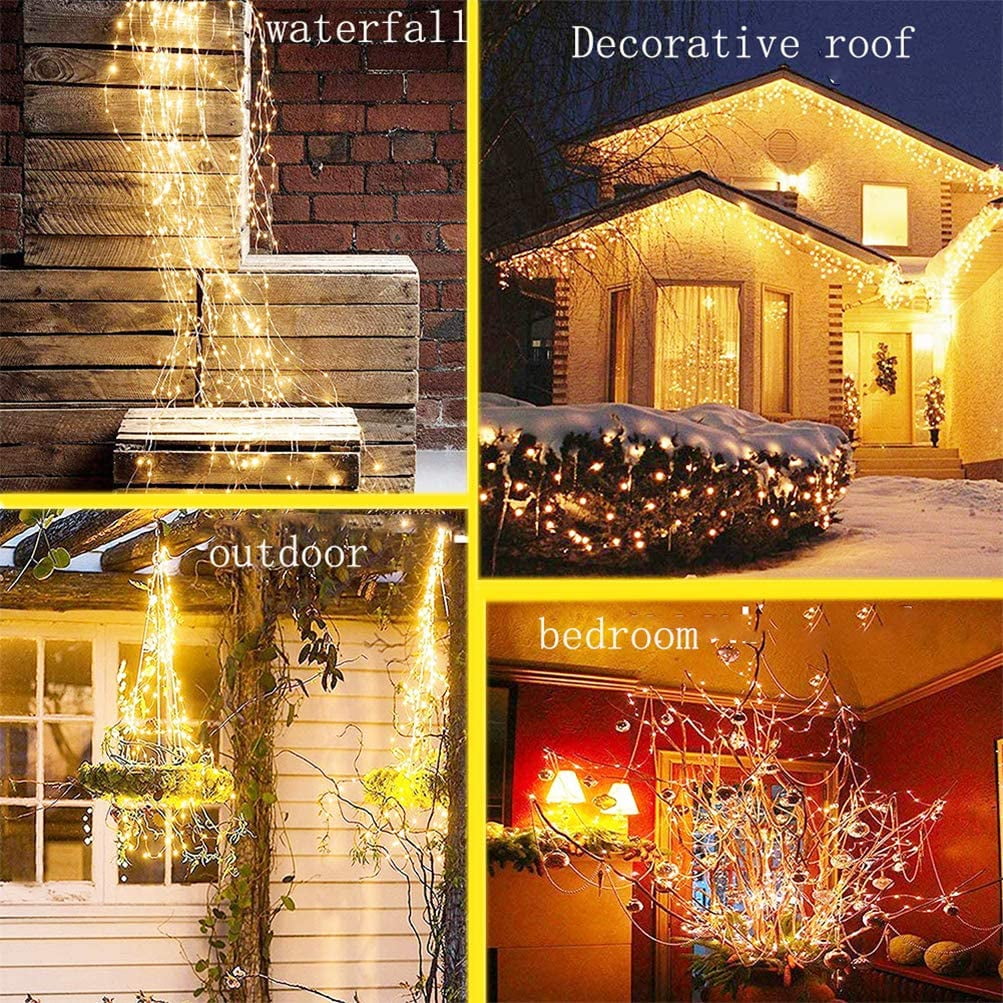 SLFR-220 LED Firefly Bunch Lights Battery Operated, 8 Flashing Modes ...
