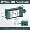 SLFR-29V LED Power Supply, Christmas Tree Plug Adapter, IP44 Waterproof ...