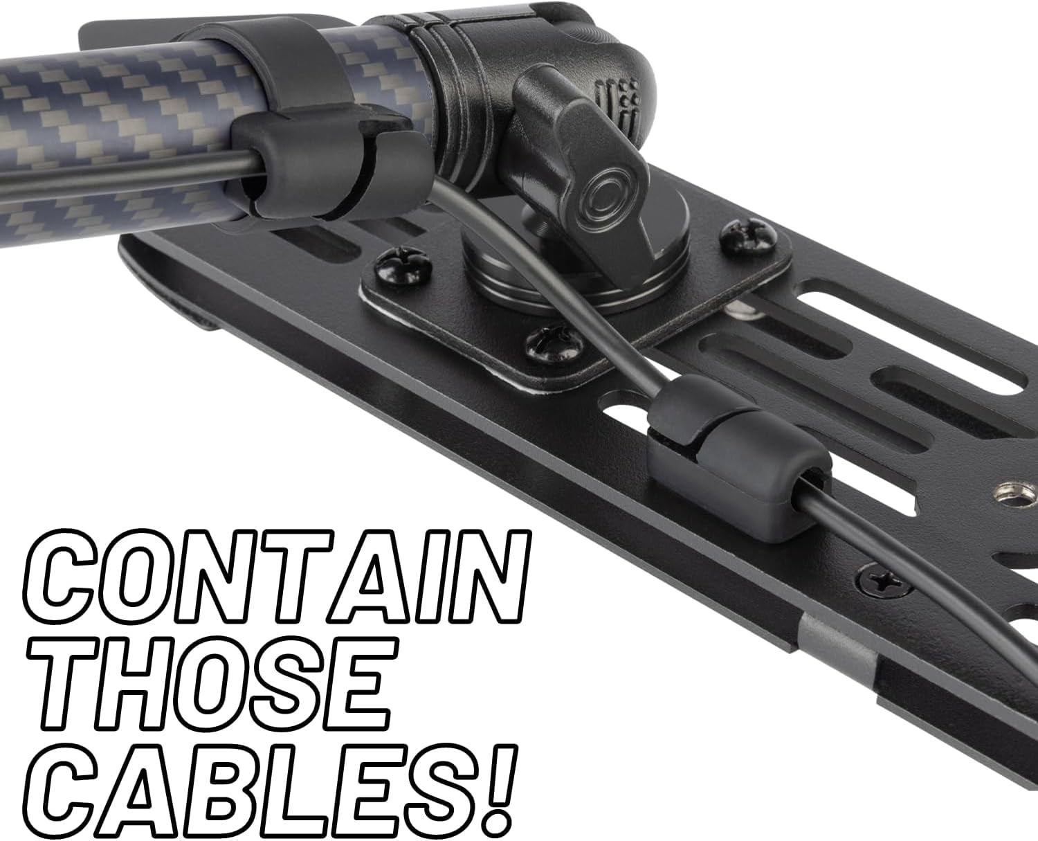 SLFR-Cable Organizer Kit - 7 Pack Rubber Cable Mangement with Self ...