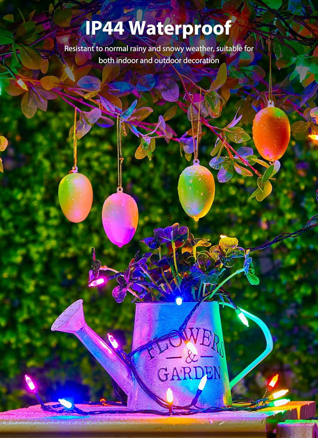 SLFR-Easter Mini Christmas Lights, 39 Feet 100 LED Pastel Mini Lights ...