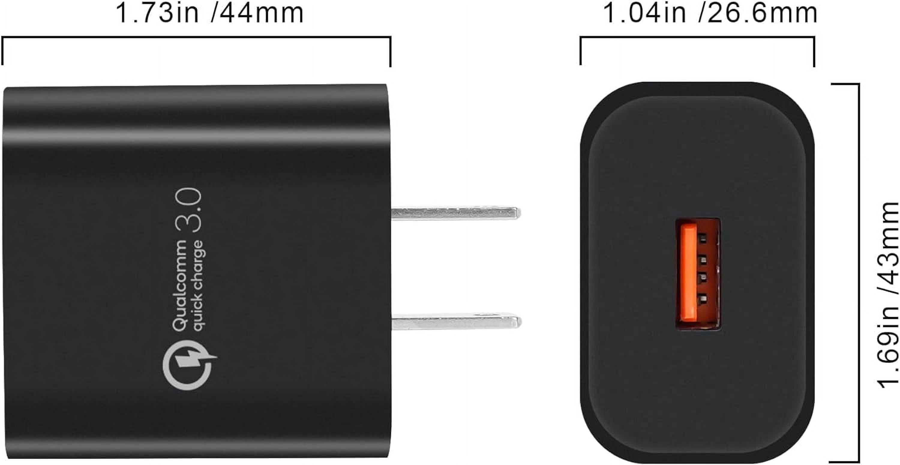 SLFR-Quick Charge 3.0 Fast Charger for LG Stylo 4 5 6, ThinQ G5 G6 G7 ...