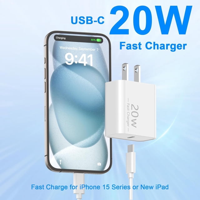 SLFR-iPhone 17 16 Charger Fast Charging, [MFi Certified] 3 Pack USB C ...