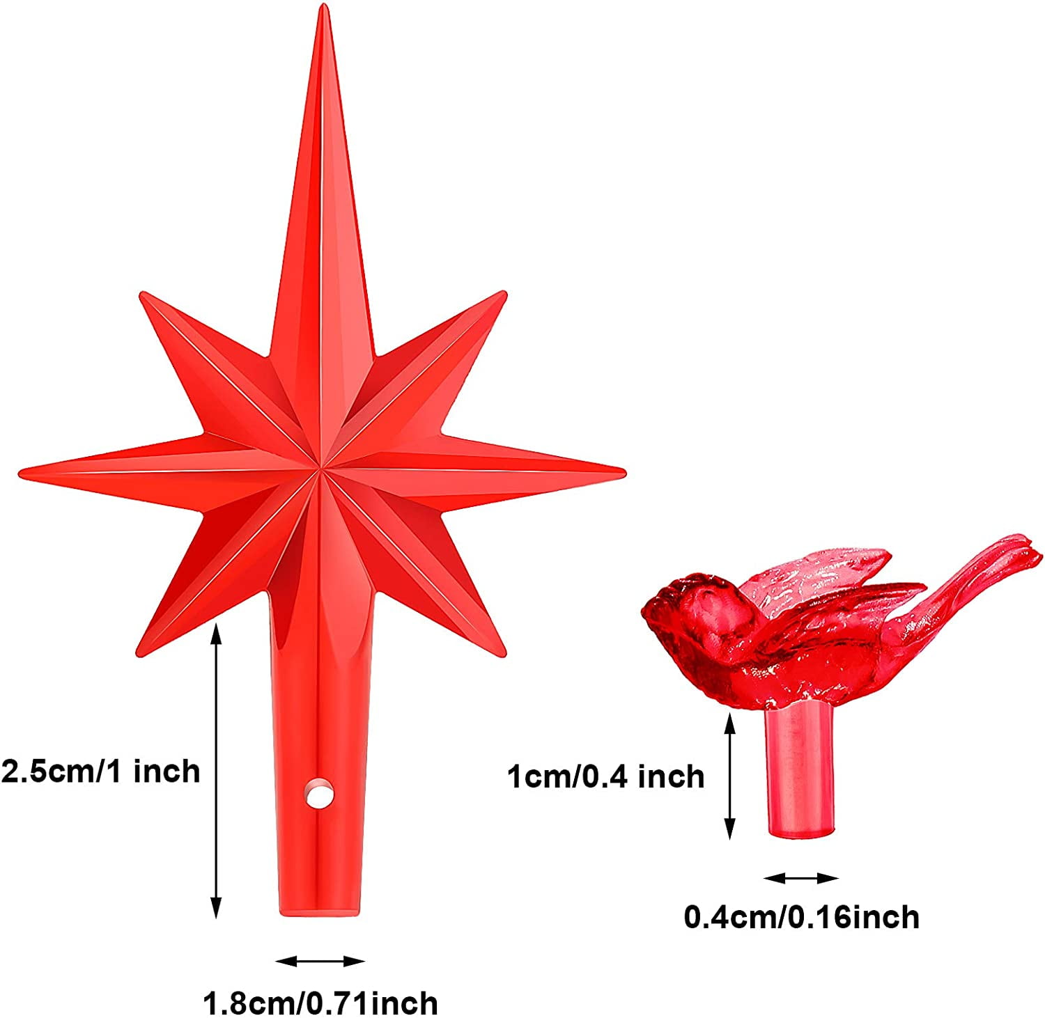 SLFS-103 Pieces Ceramic Christmas Tree Replacement Bulb Set Includes ...