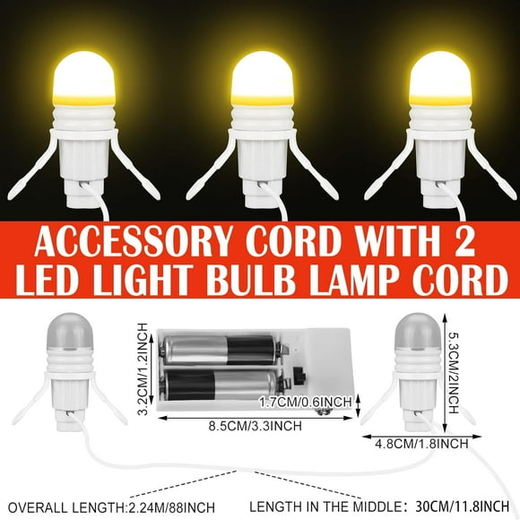 Light Bulb For Christmas Village