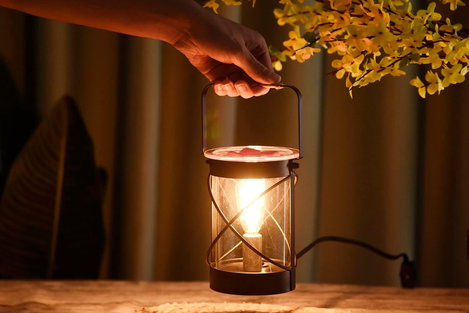 SLFS-Electric Wax Warmer - Metal Wax Melting for Scented Wax, Edison ...
