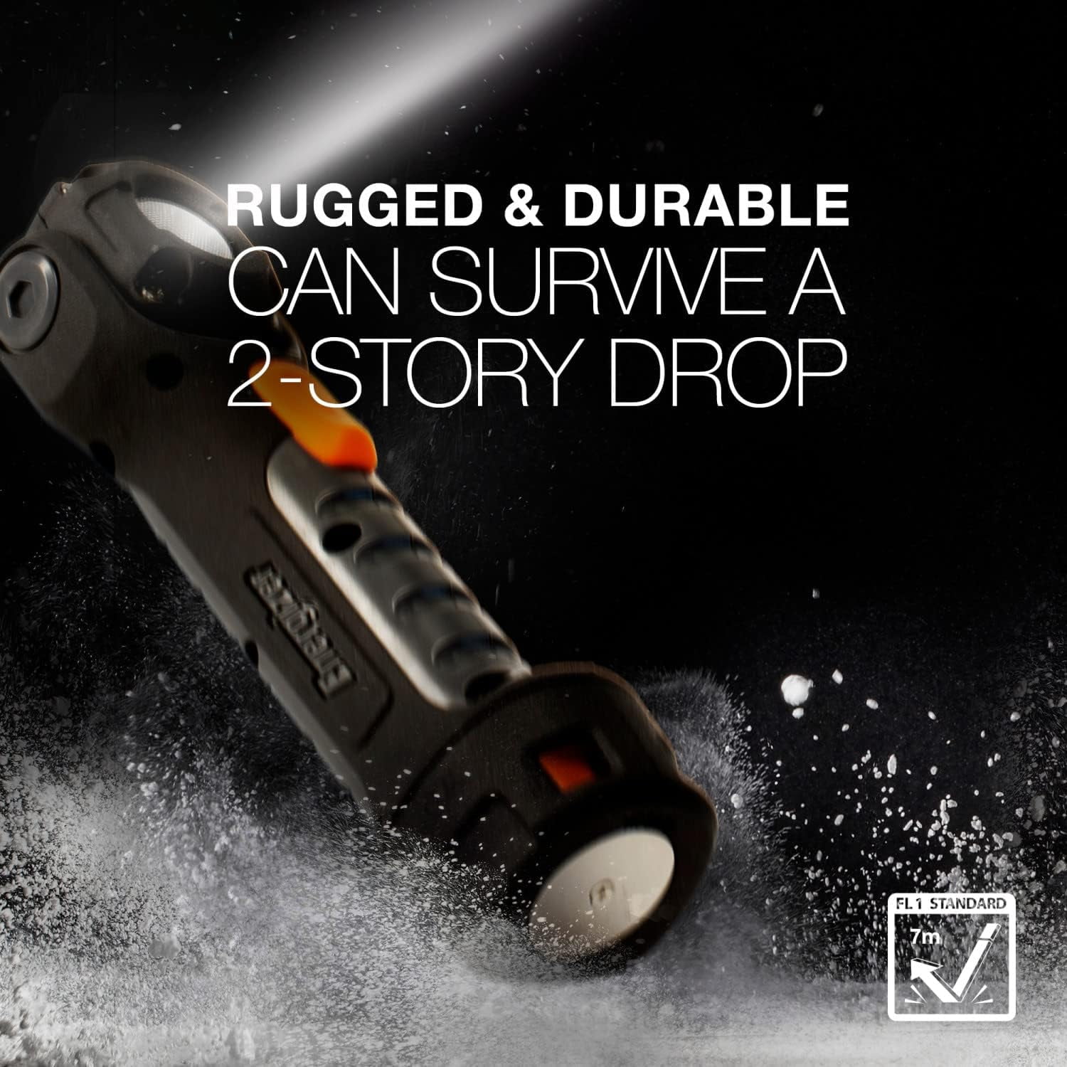 SLFS-HARDCASE Professional Pivot Plus Swivel Head Flashlight - Walmart.com