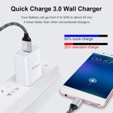 SLFS-Quick Charge 3.0 Fast Wall Charger for LG Stylo 6 5 4, LG K51 K92 ...