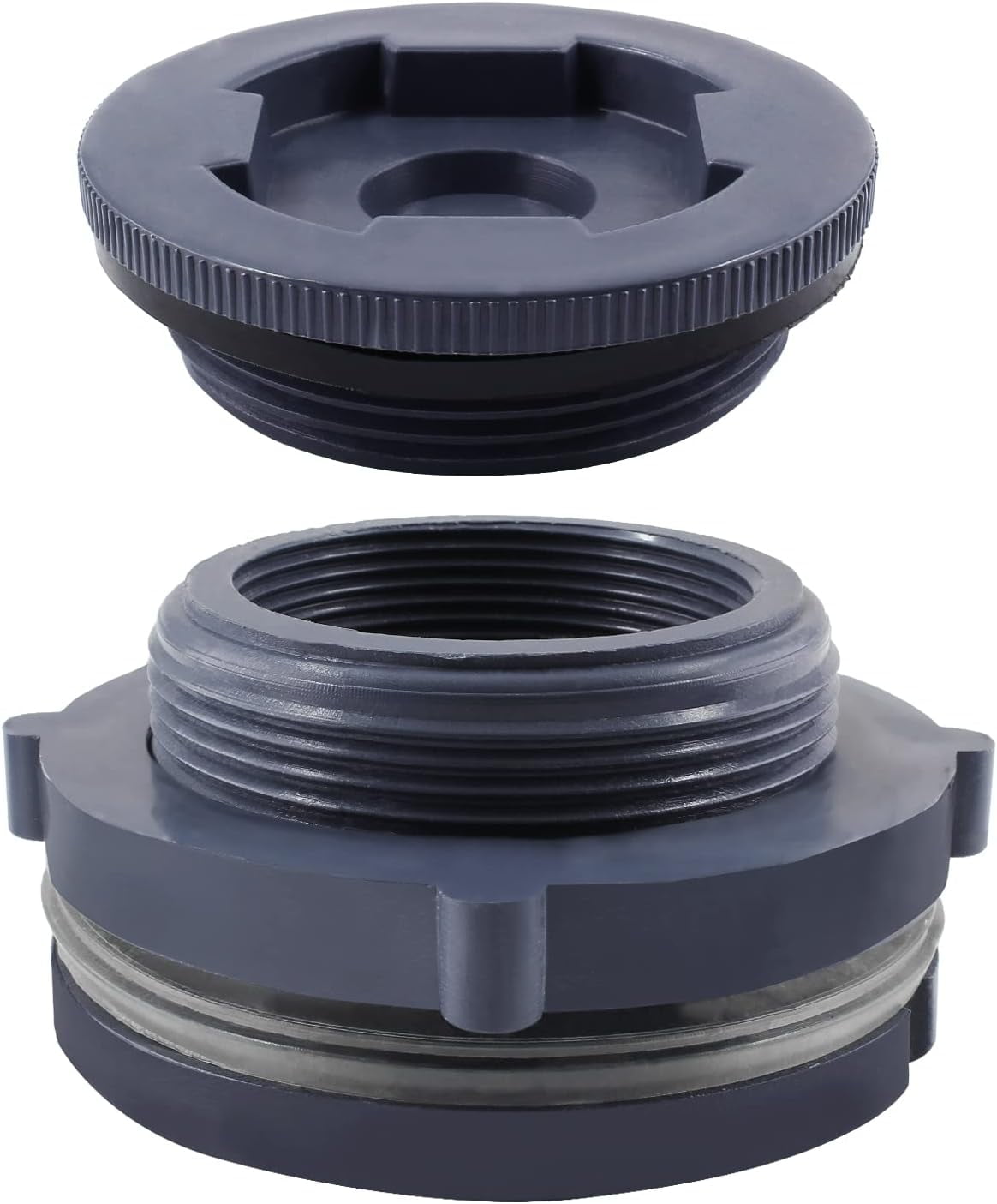 SLGHLSAHG 1Pack 2" Female PVC Bulkhead Fitting, Water Tank Connector ...