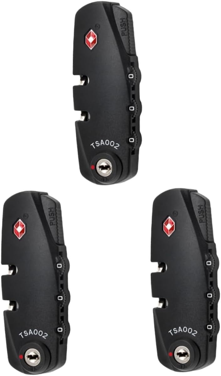 SLGHLSAHG 3pcs Zipper Locks for Backpacks Backpack Lock TSA Approved ...