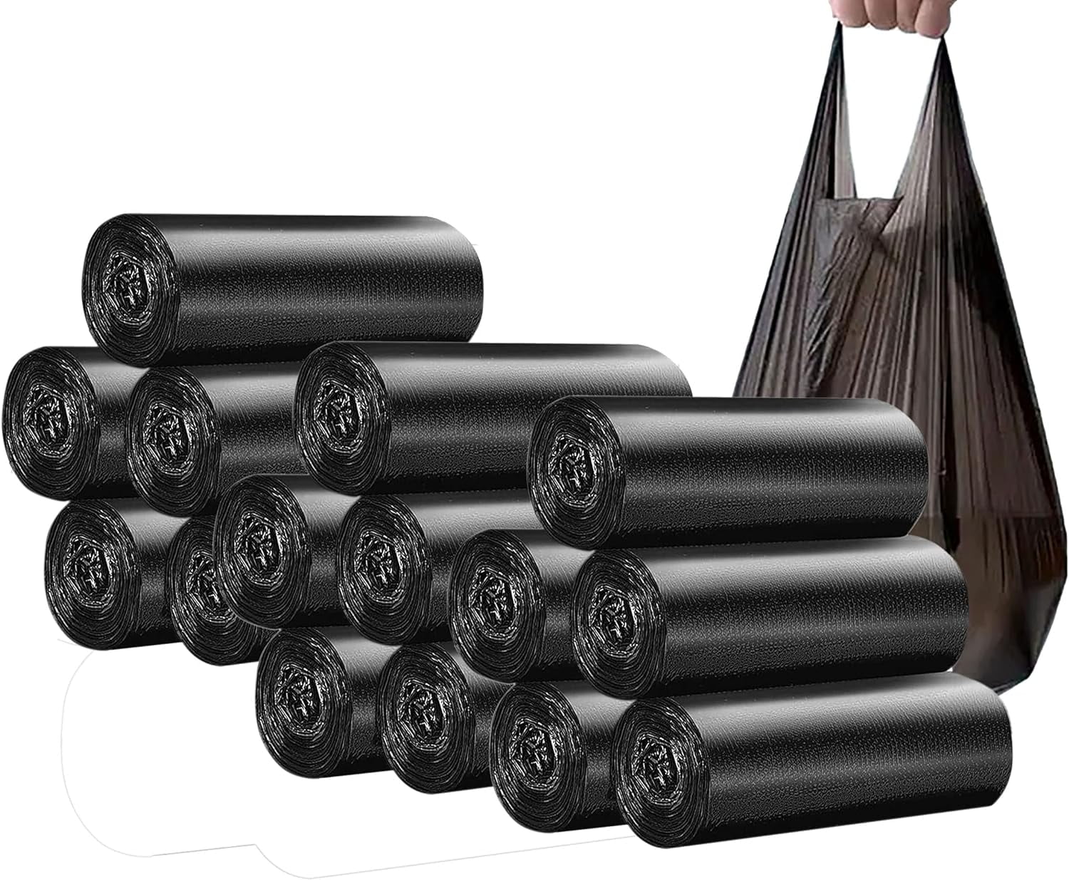 SLGHLSAHG 4 GALLON Bathroom Trash Bags, 15 Rolls/300 Counts Small ...