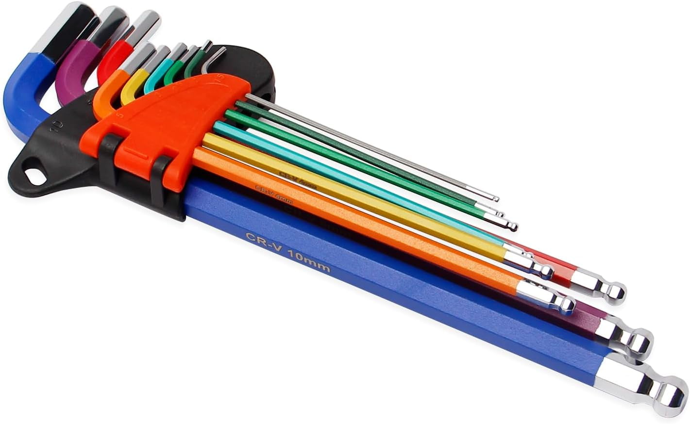 SLGHLSAHG 9 PCS Allen Wrench Set, Cr-V Metric Hex Key Set 1.5-10mm, L ...