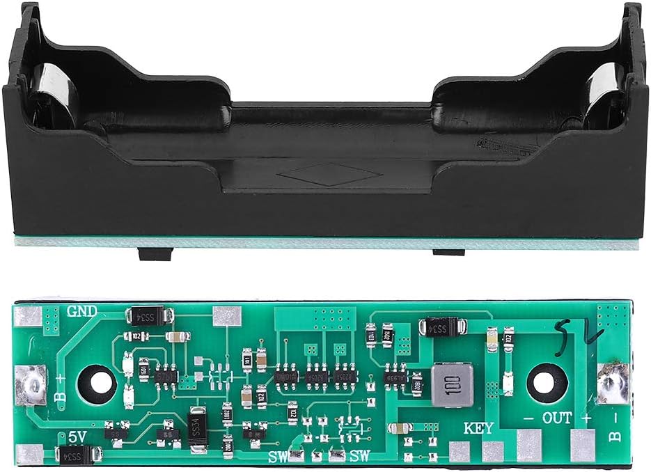 SLGHLSAHG Battery Boost Power Supply Module, 18650 Lithium Battery Step ...
