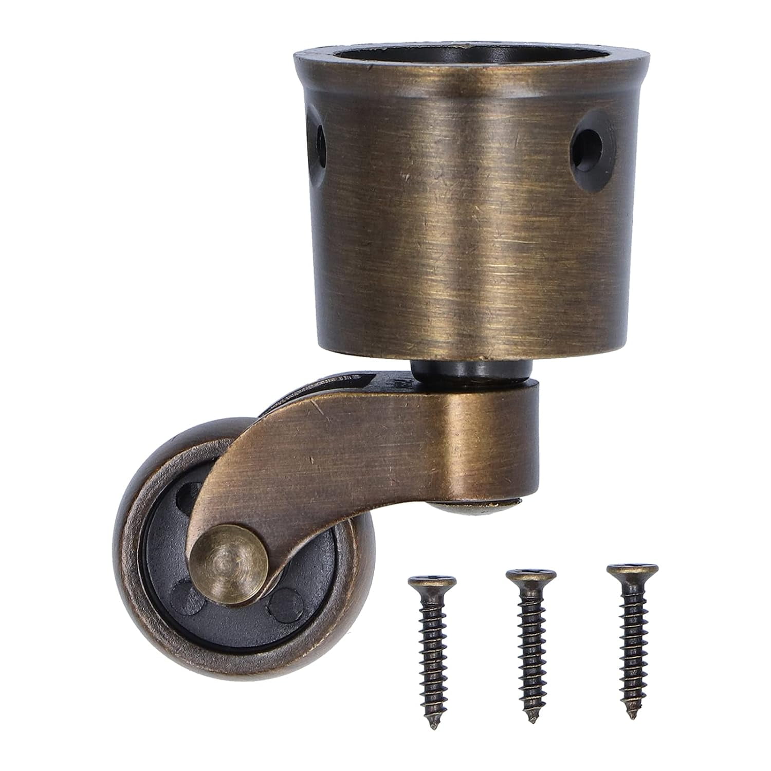 SLGHLSAHG Caster Wheels Round Cup, Casters Set of 4 Vintage Matt Wheels ...