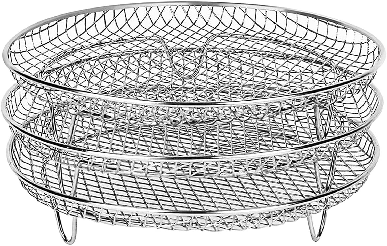 SLGHLSAHG Dehydrator Stand 3 Layer Round Dehydrator Rack for Ninja Air ...
