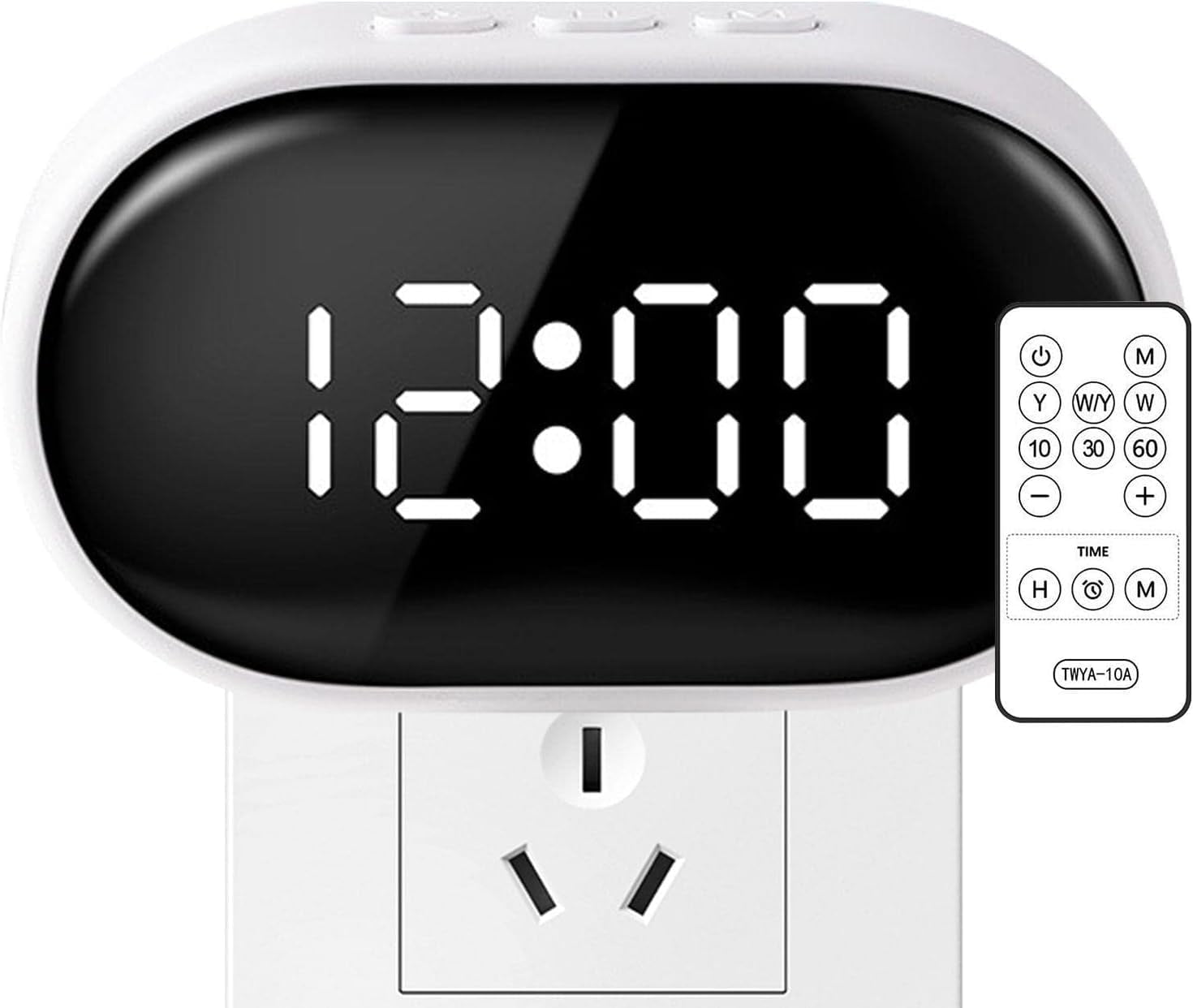 SLGHLSAHG Digital Alarm Clock, LED Remote Control Night Lights with 3 ...